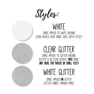 Personalized Ruled Paper Bag Charm Custom Teacher Bag Charm Writer Bag ...