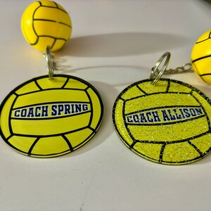 Personalized Water Polo Keychain With Water Polo Ball Accessory - Etsy