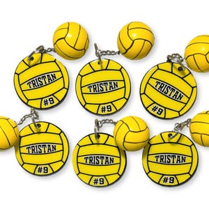 Personalized Water Polo Keychain With Water Polo Ball Accessory - Etsy