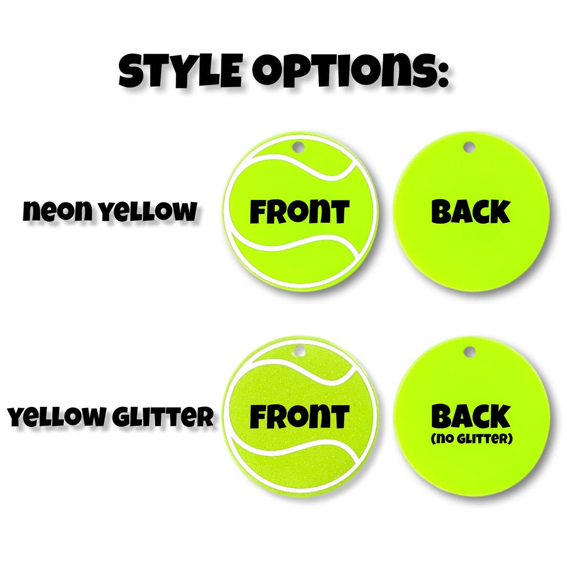 Custom Tennis Keychain With Racket & Ball Accessory | Tennis Player ...