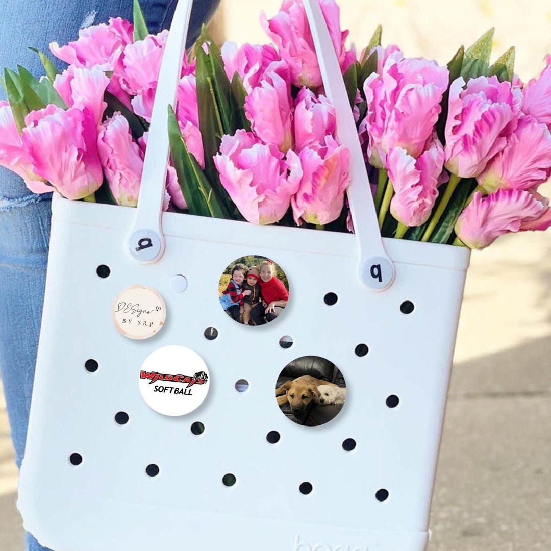 Custom Photo Bag Bit Logo Bag Charm Your Photo Charm Personalized Bag ...