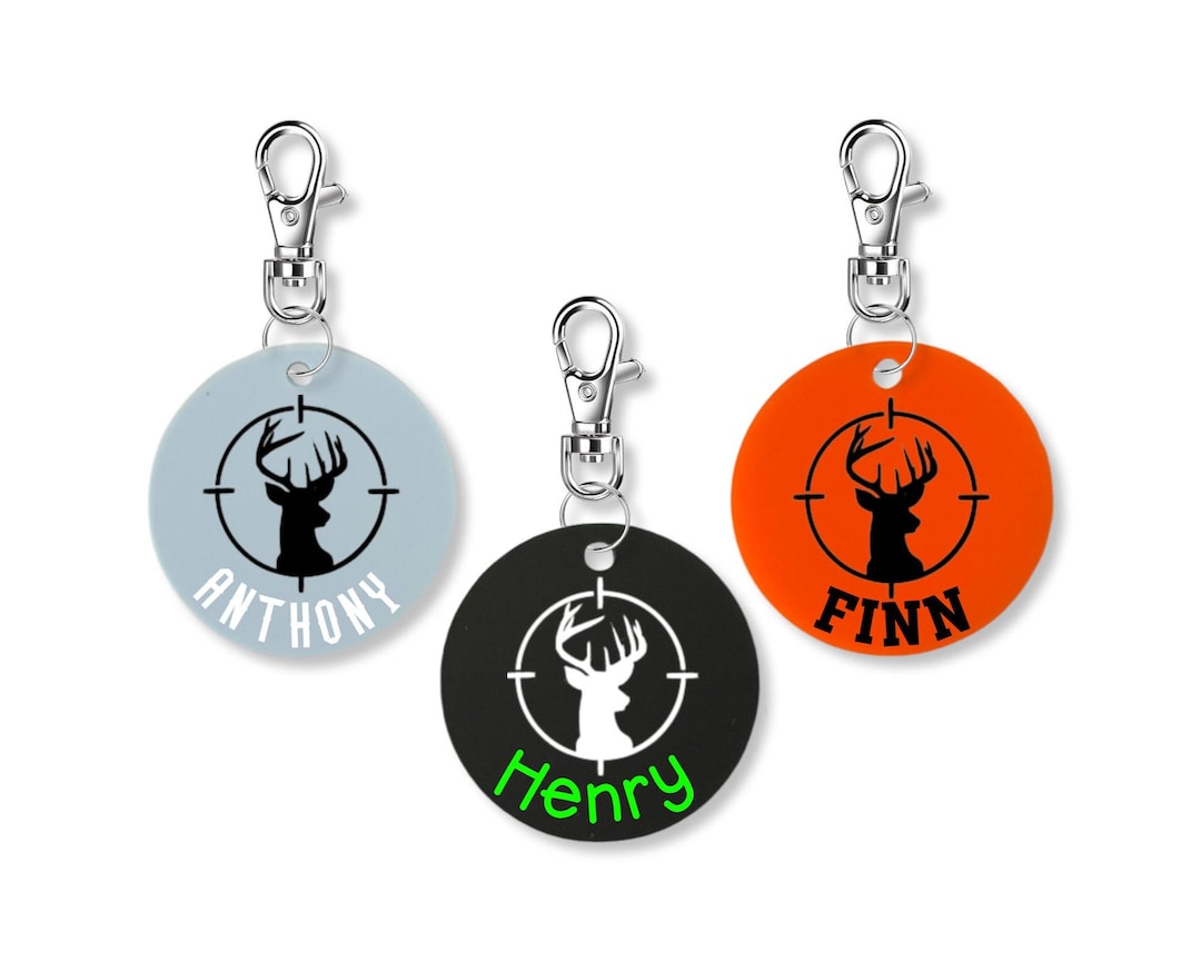 Personalized Hunting Keychain - 2 Inch | Custom Hunting Accessory ...