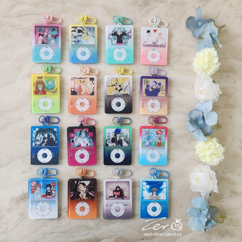 Vocaloid Songs Ipod Charms | Acrylic Keychains | Miku Teto Gumi Kaito ...