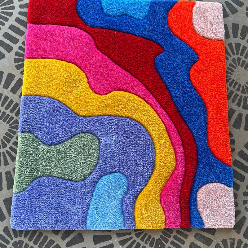 Tufted Rug Art - Etsy