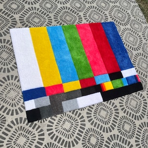 No Signal Lost Tv Tufted Rug Old School Television Custom Rug, Retro ...