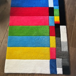 No Signal Lost Tv Tufted Rug Old School Television Custom Rug, Retro ...