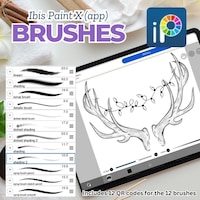 Ibispaint Brush Pack - Etsy