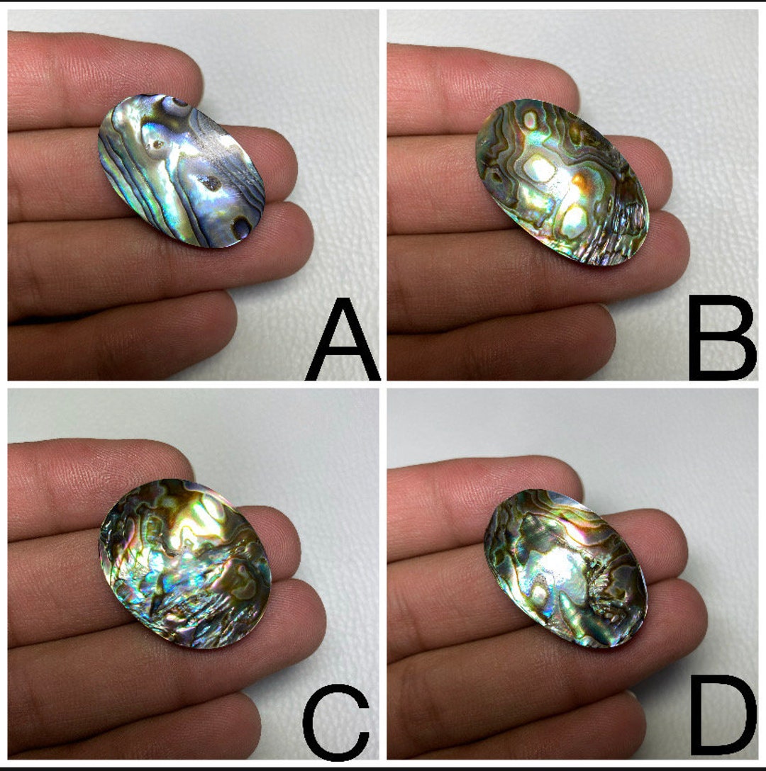 WOW Abalone Shell Oval Shape Mix Cabochon Wonderful Quality Abalone ...