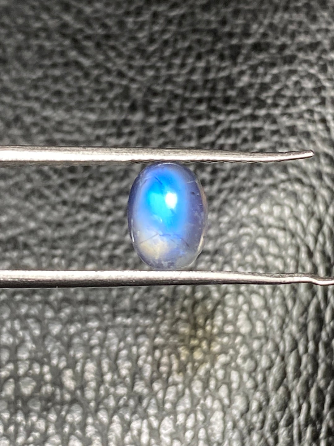 Very Charming Blue Fire Rainbow Moonstone Oval Shape Cabochon Size 6 ...