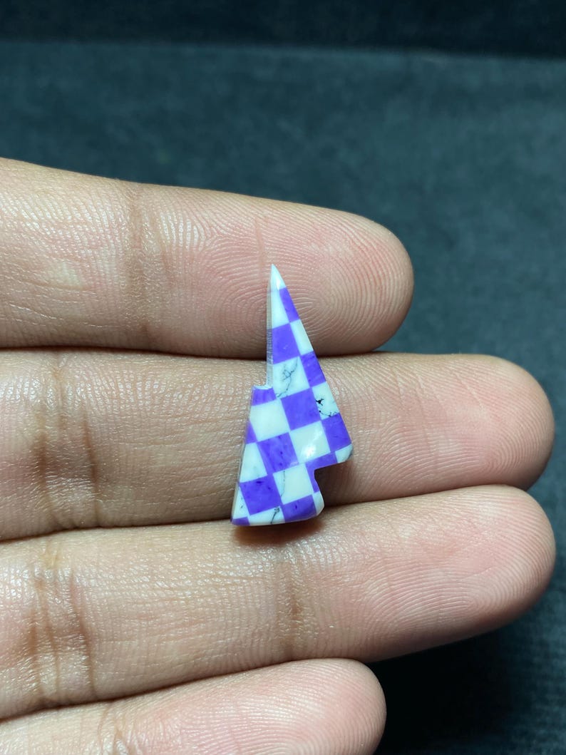 Checkerboard Gemstone Cabochons | Turquoise & Opal Fancy Stones for ...