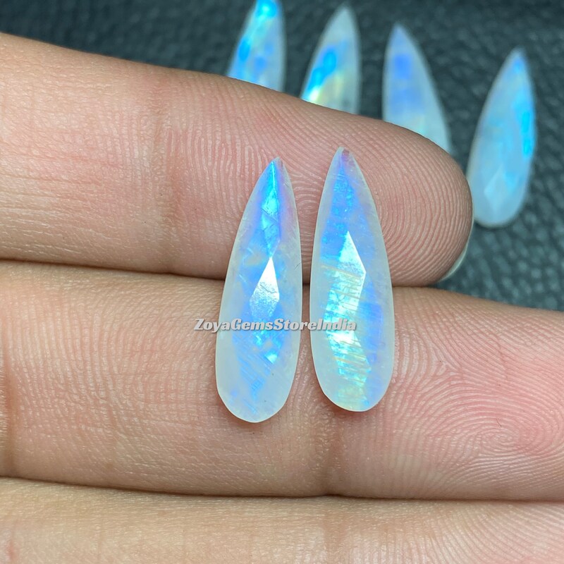 Faceted Moonstone - Etsy