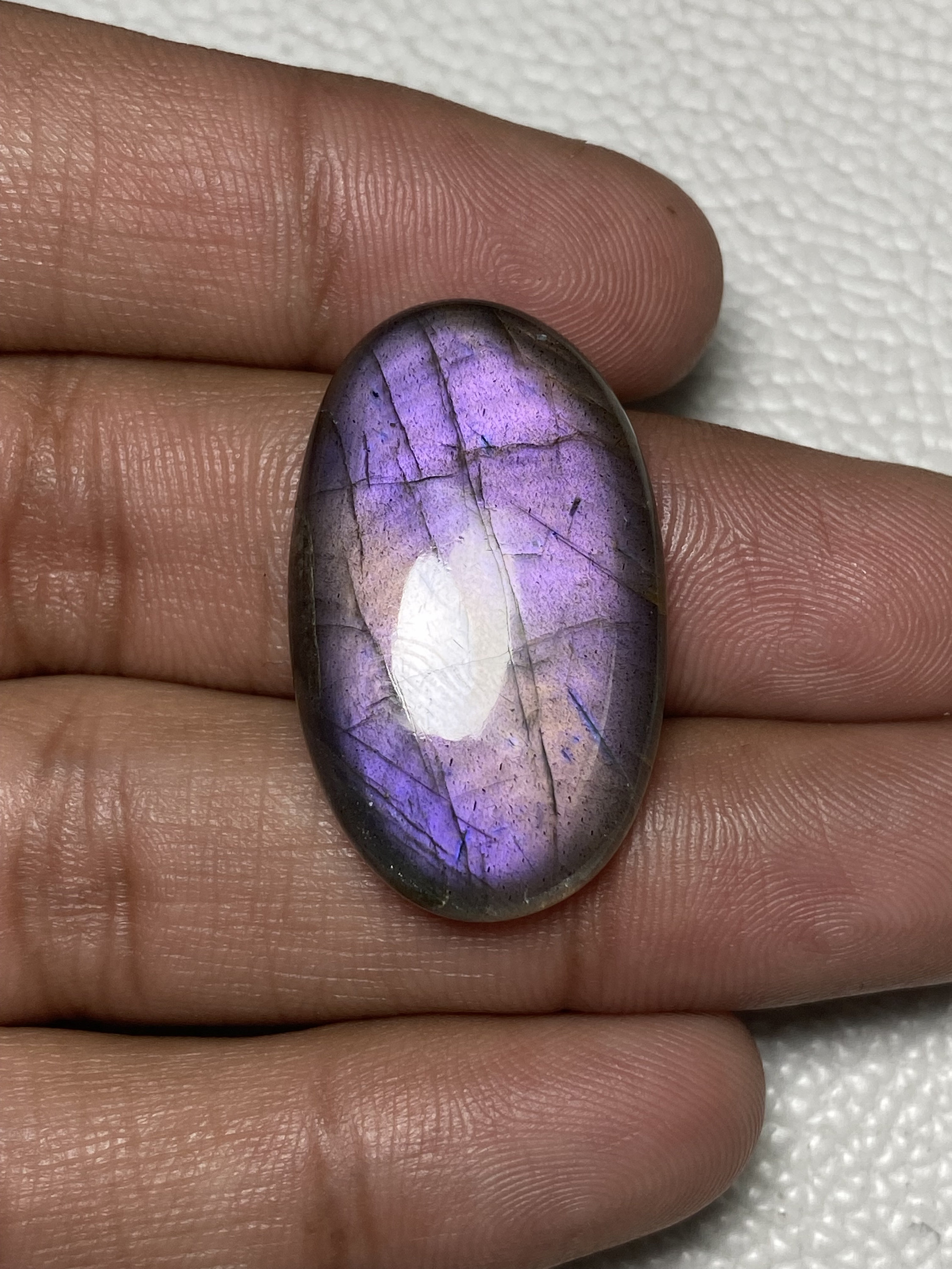 Most Beautiful Full Purple Flashy Labradorite Cabochon - Etsy