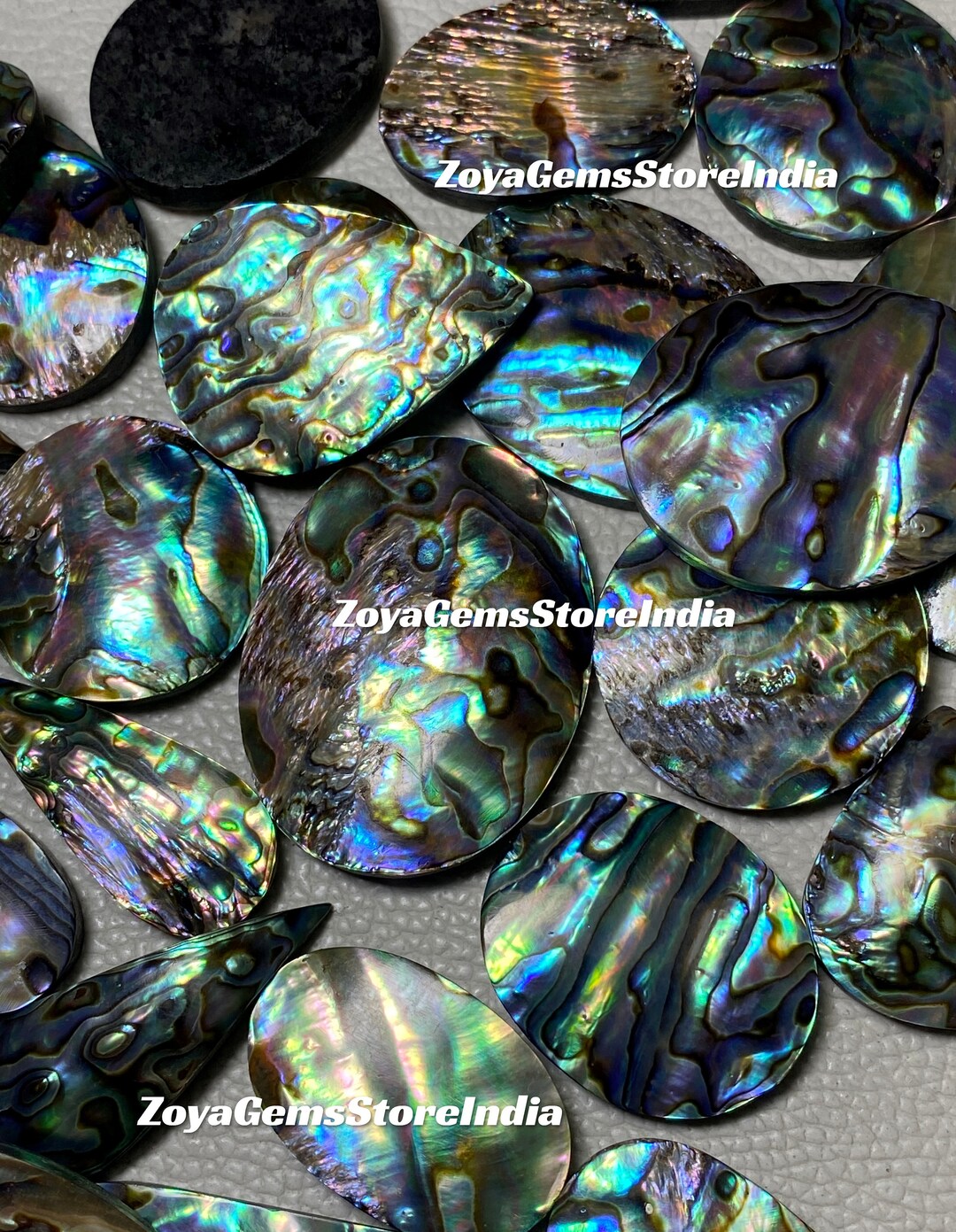 At Discounted Price 100% Natural Abalone Shell Hand Made Mix - Etsy