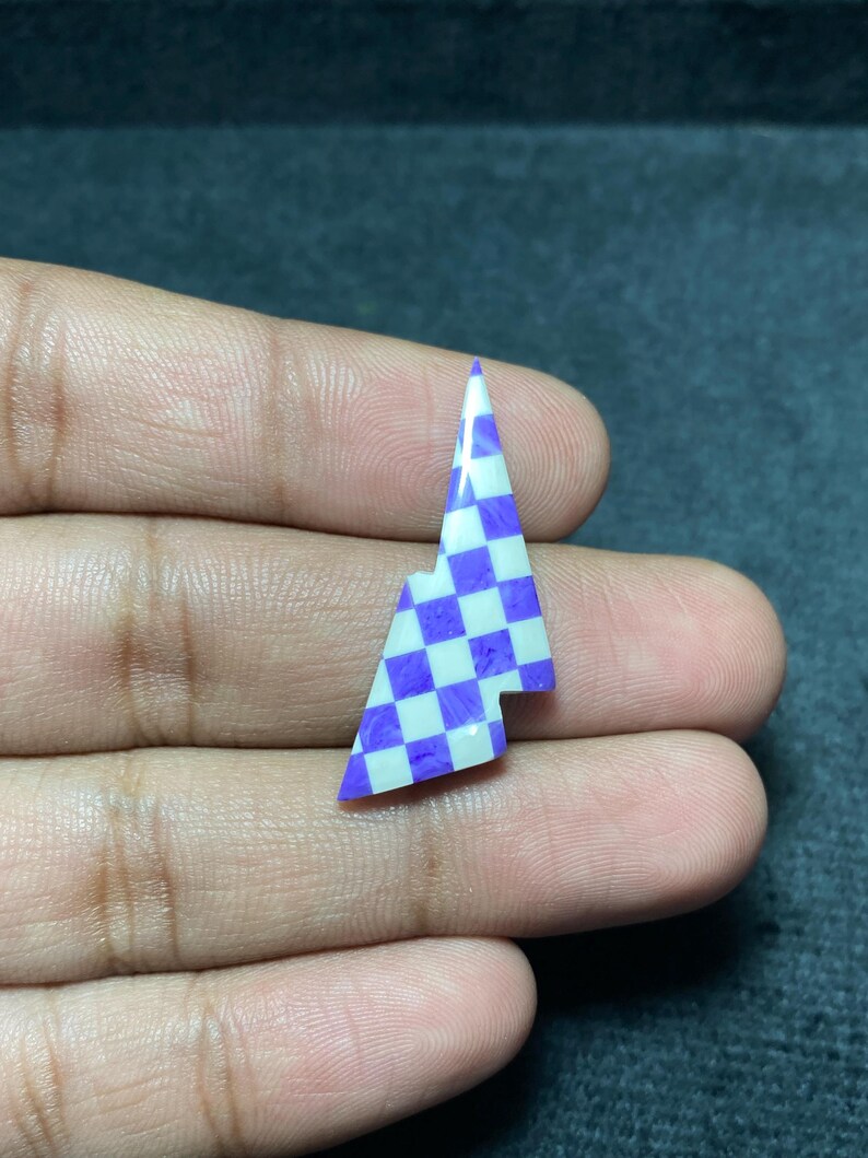 Checkerboard Gemstone Cabochons | Turquoise & Opal Fancy Stones for ...