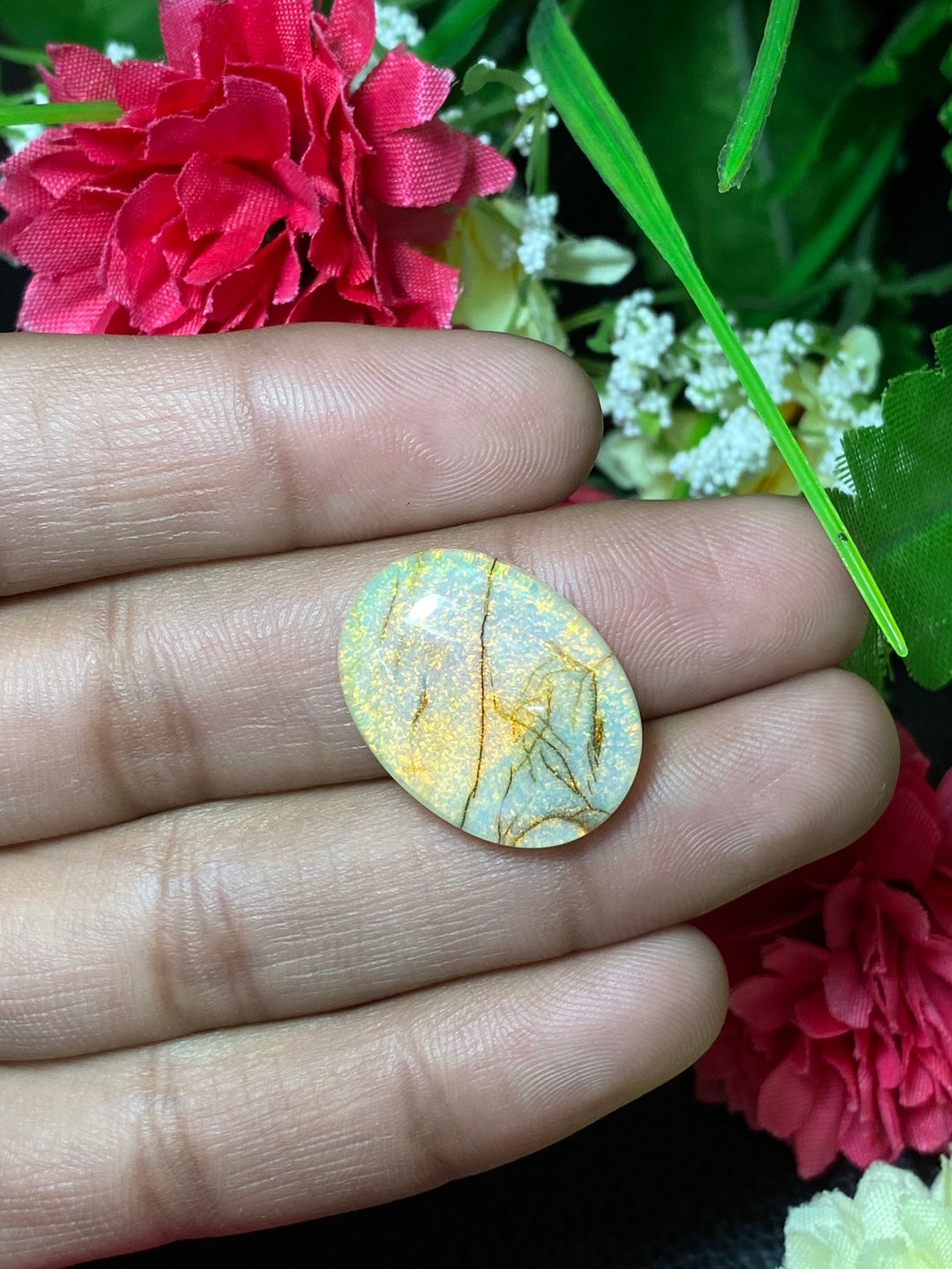 18x24.50x6 Mm. Opal Monarch Gemstone Doublet Monarch Opal Stone Smooth ...