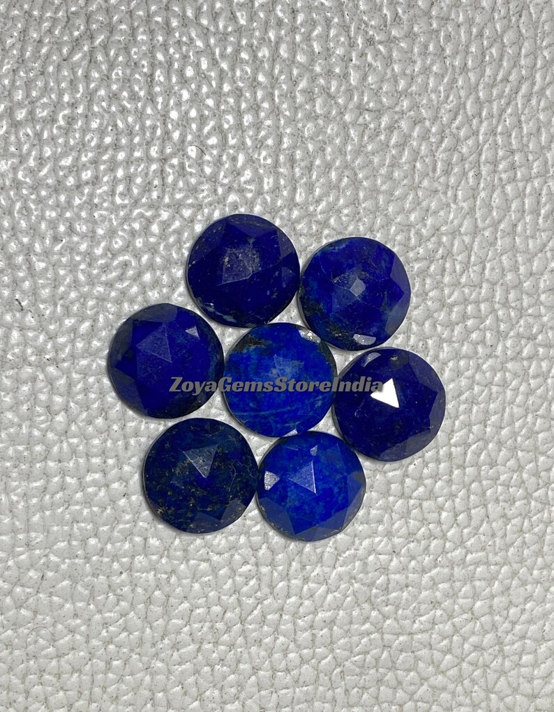 Lapis Lazuli Rose Cut Gemstone: Round Flat Back, 5-30mm - Etsy