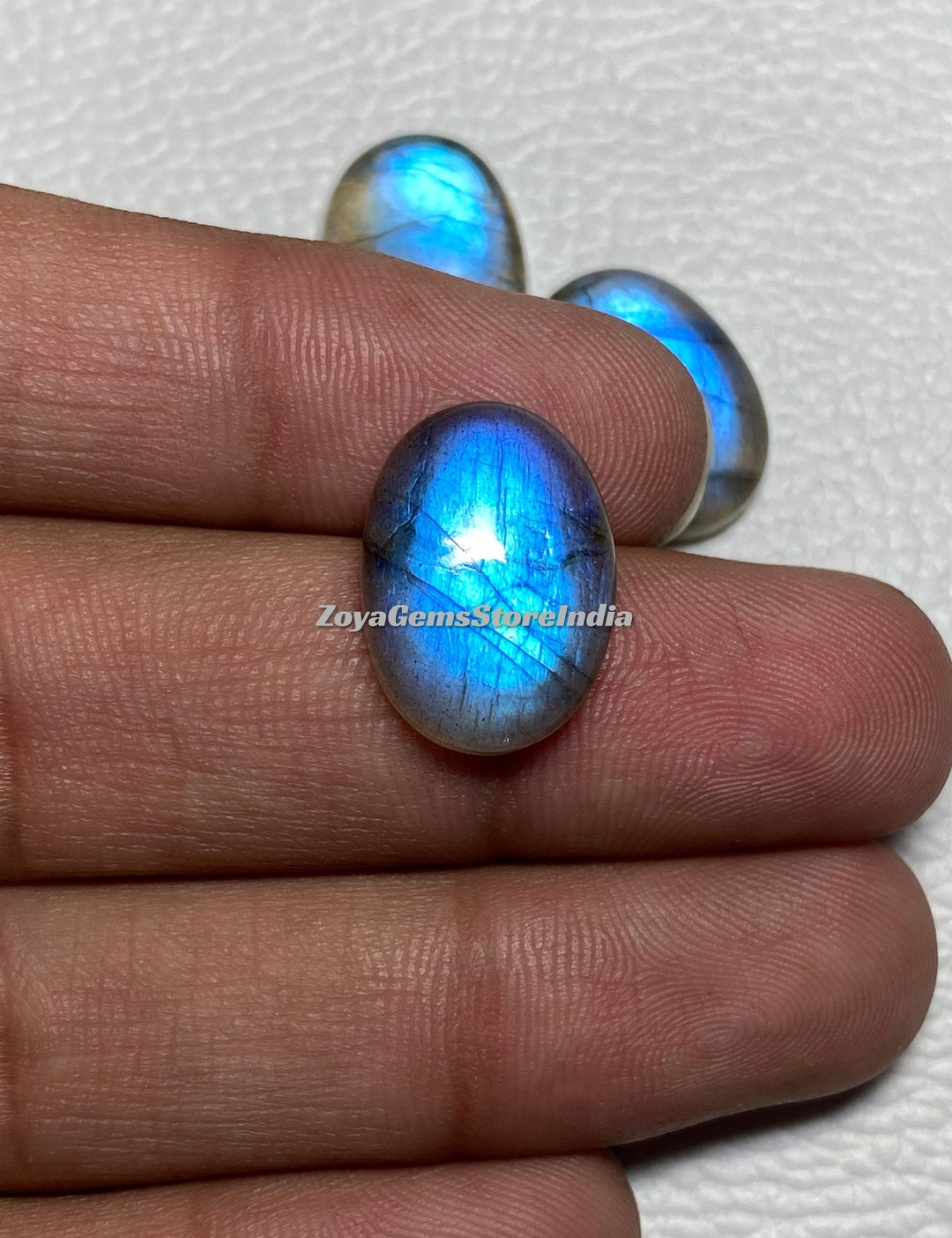Classic Labradorite Cabochon AAA Blue Flashy Labradorite Oval Shape ...