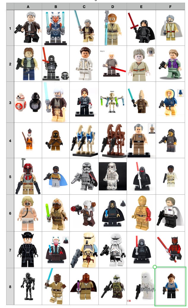 Star Wars Characters Names List With Pictures