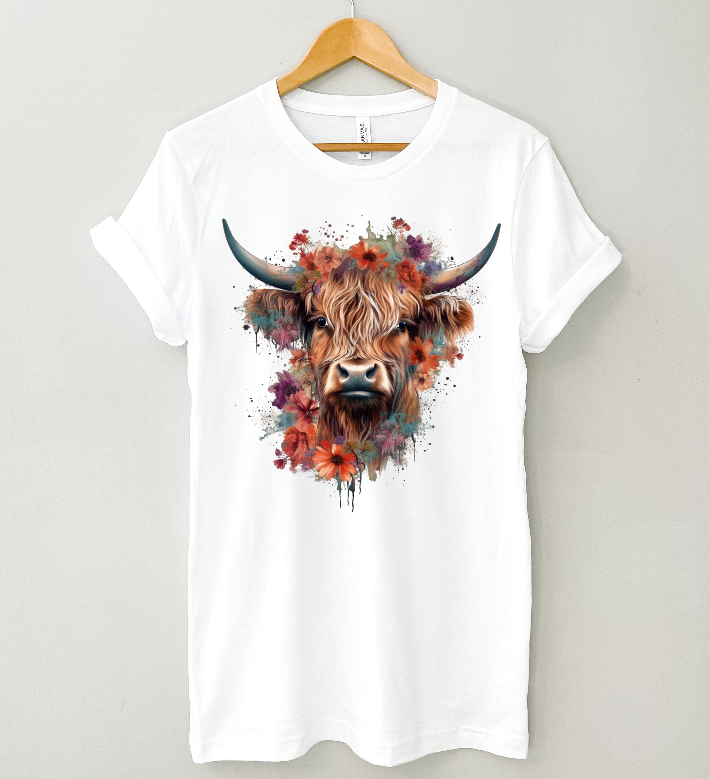 Highland Cow T-shirt, Highland Cow Shirt, Cow Shirt, Highland Cowtee ...