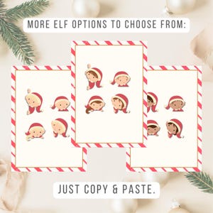 Editable Elf First Time Arrival Letter Elf I'm Back Letter and Goodbye ...