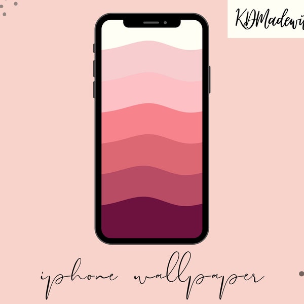Pink Wallpaper iPhone - Etsy