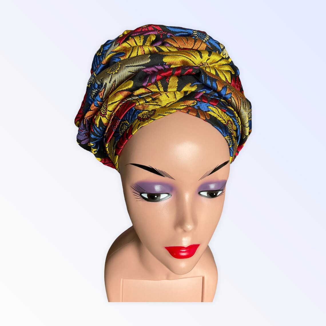 Auto Gele Ready to Wear Damask Auto Gele Women Pre-tied - Etsy