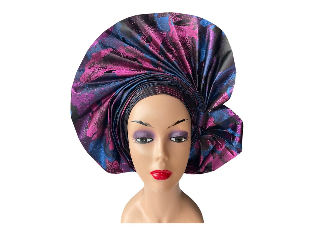 Sego Autogele, Premium 3D SEGO DAMASK Africa Brides Head Tie, Wedding ...