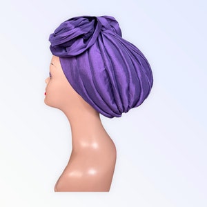 Pre Tied Double Bow Turban for Woman | Stylish Pre Styled Head Wrap ...