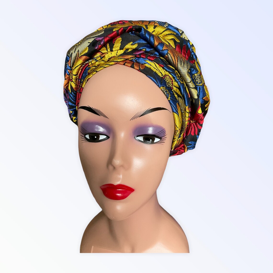 Auto Gele Ready to Wear Damask Auto Gele Women Pre-tied - Etsy