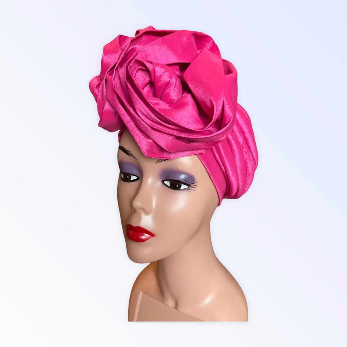 Pre Tied Double Bow Turban for Woman Stylish Pre Styled Head - Etsy