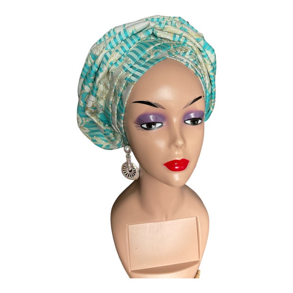 Turquoise Turban - Etsy