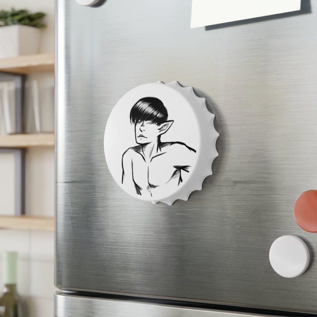 Black and White Pin up Guy Bottle Opener - Etsy