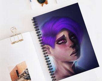 Pink Spiral Notebook Ruled Line Notebook Fun College Ruled Notebook