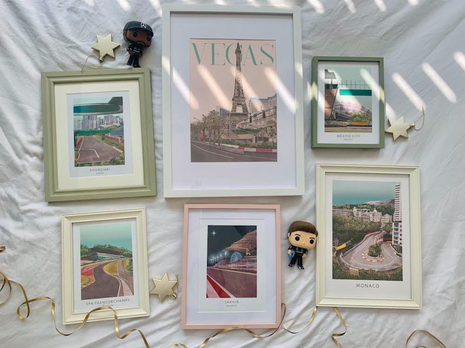 Formula One Race Track Location Print A6, A5, A4, A3 - Etsy