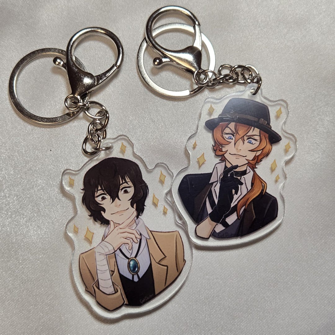 BSD Acrylic Keychains - Etsy