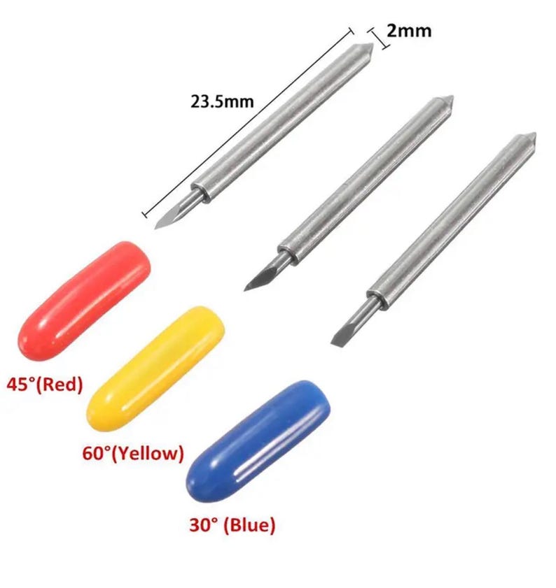 Fine Cutting Blade Set 9 Pieces for Cricut - Precise Cutting Blades for ...