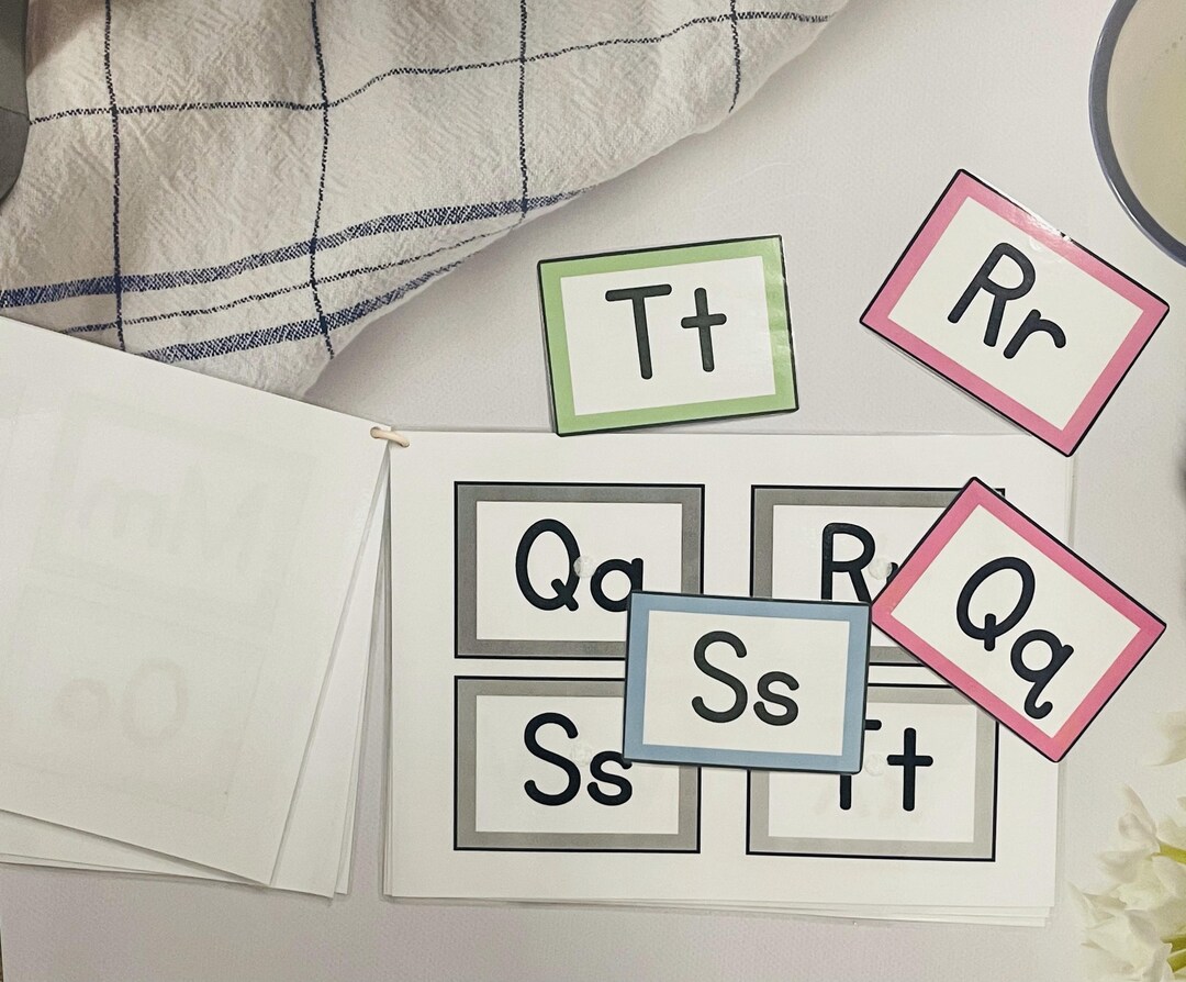Learning Flashcards A4 for Letters Learning & Children - Educational ...