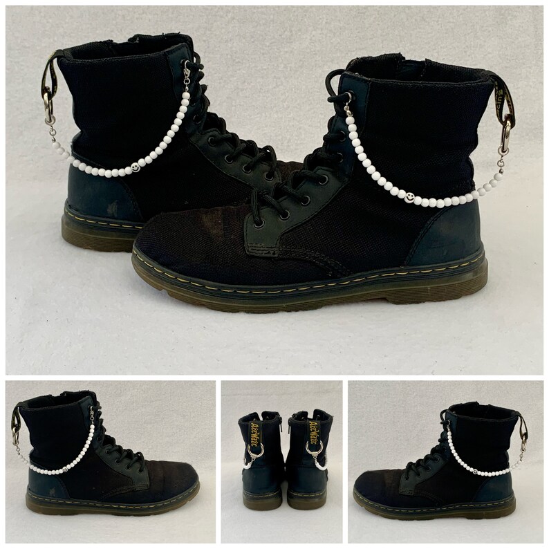 Dr Martens Beaded Chains - Smileys | DM Boot Chains | Boot Accessories ...