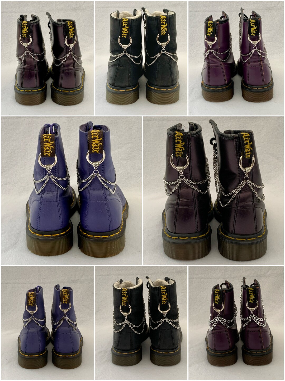 Dr Martens Chains 8 Styles DM Boot Accessories Boot Accessories 1460 ...