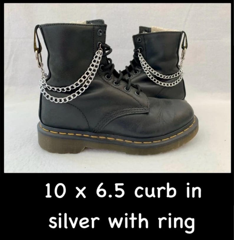 Dr Martens Lightweight Double Wrap Chains | Aluminium Chain 4 Colours ...