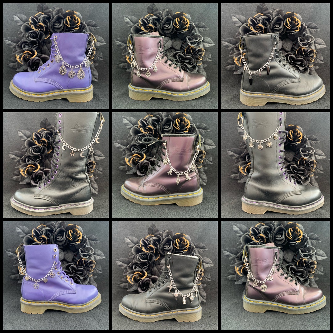 Dr Martens Chains 9 Styles | Doc Charms | DM Boot Shoe Accessories ...
