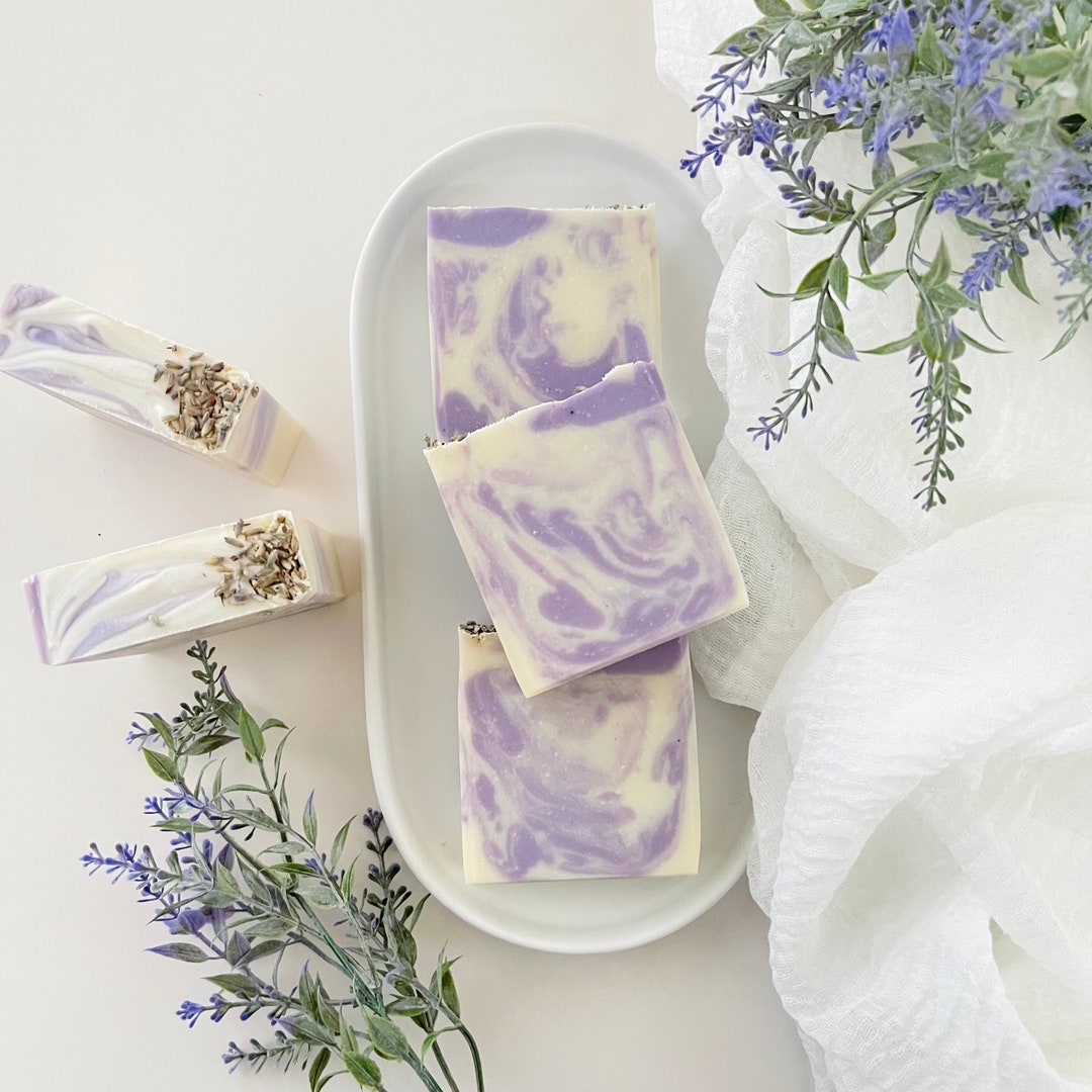 Lavender Fields Soap Bar All Natural organic Soap Soap Bar Lavender Soap Self Care Gift Handmade ...