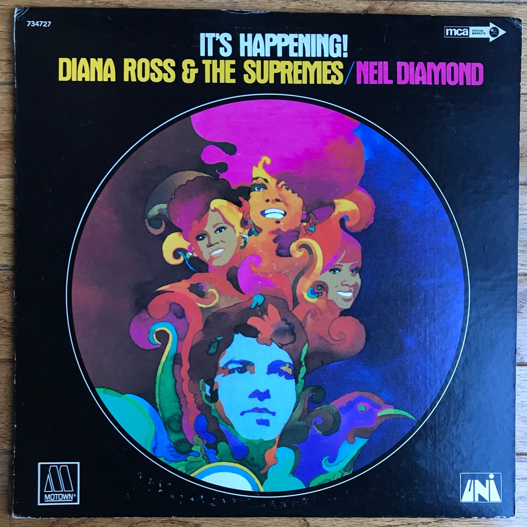 Diana Ross & the Supremes / Neil Diamond Its Happening Vinyl - Etsy