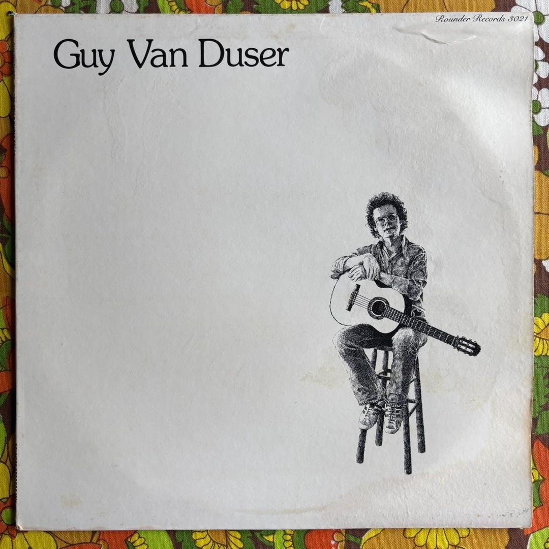 Guy Van Duser Finger Style Guitar Solos Vinyl LP Record G+ - Etsy