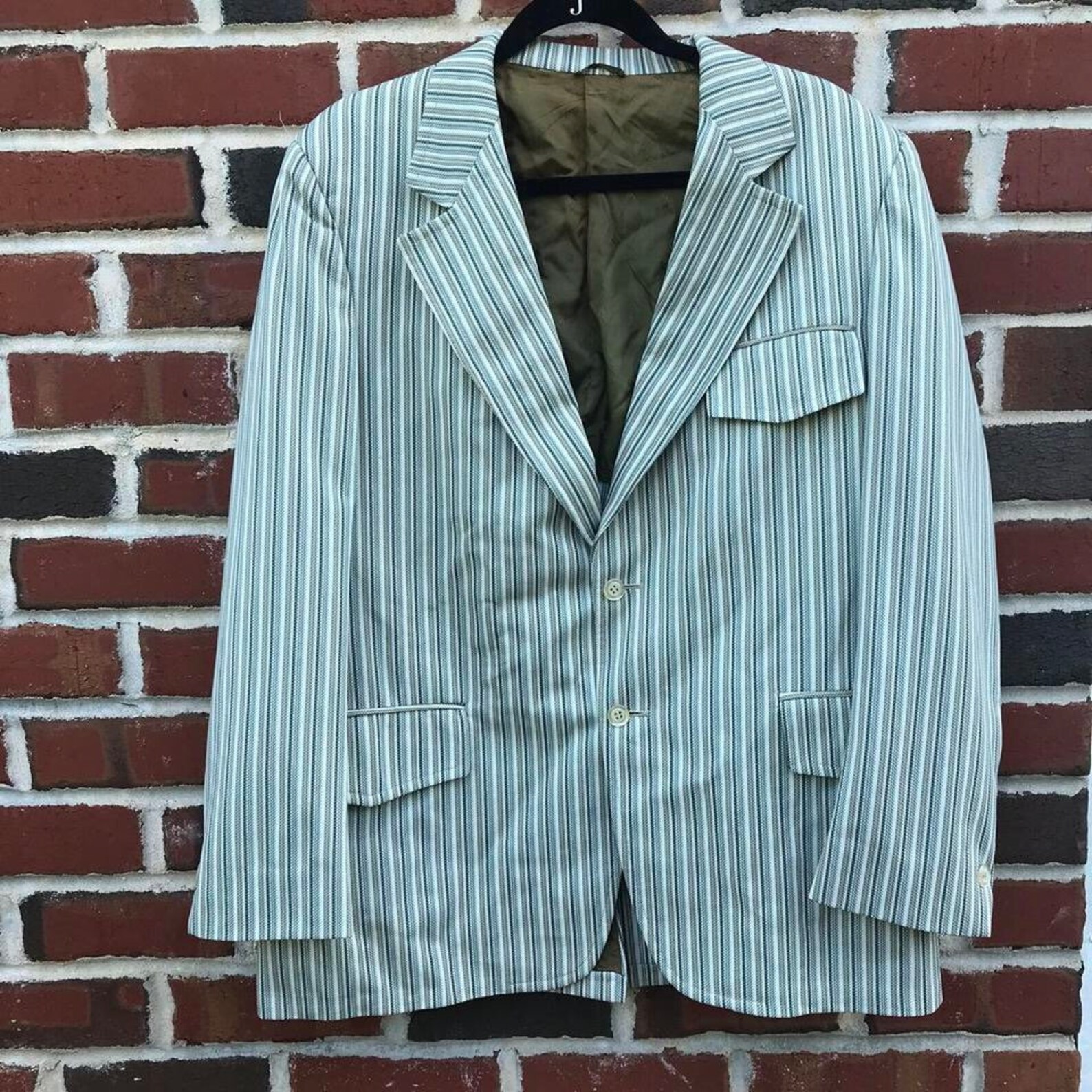 Vintage 70s Master Crafted Striped Disco Suit Jacket Blazer - Etsy