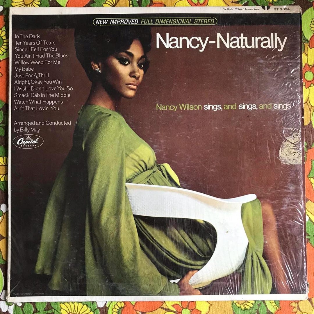 Nancy Wilson Naturally Vinyl LP Record VG - Etsy