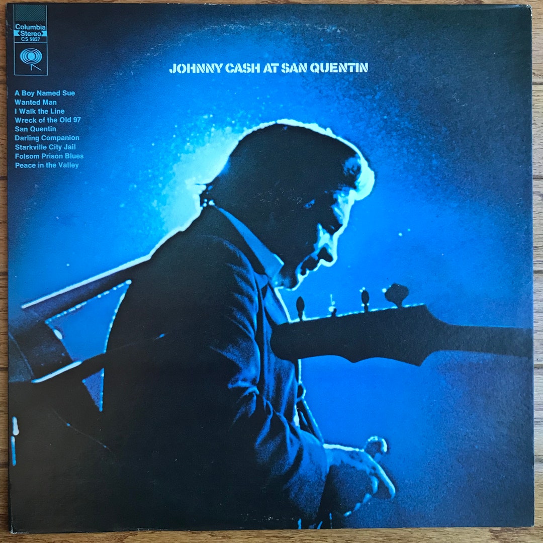 Johnny Cash at San Quentin Vinyl LP Record 2 Eye VG - Etsy