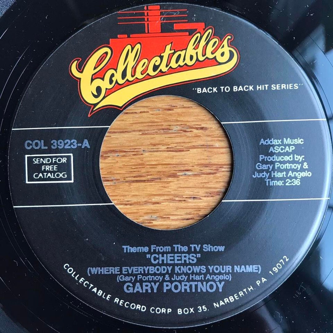 Gary Portnoy Theme From Cheers / What A Wonderful World 7 45 - Etsy