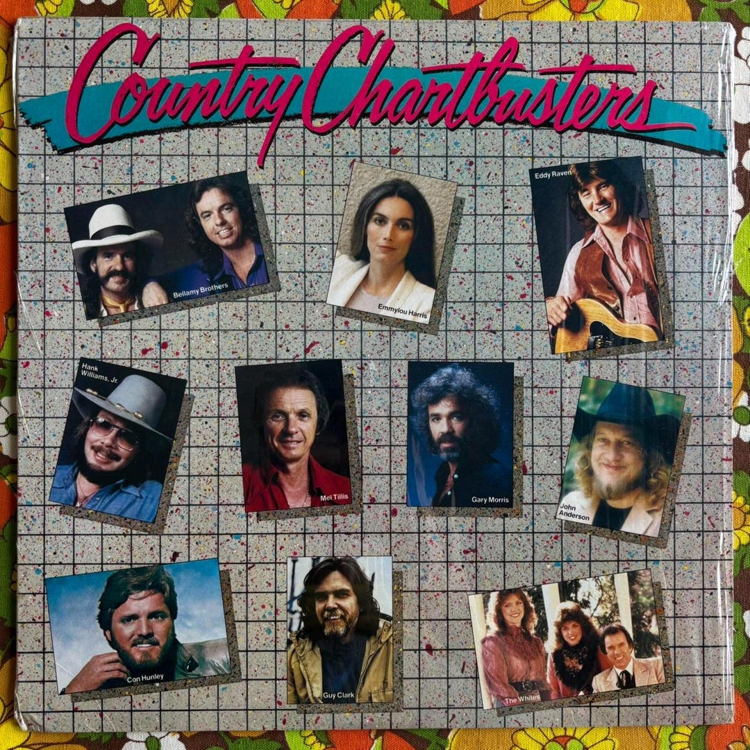 Country Chartbusters Compilation Vinyl LP Record Shrink VG+ - Etsy