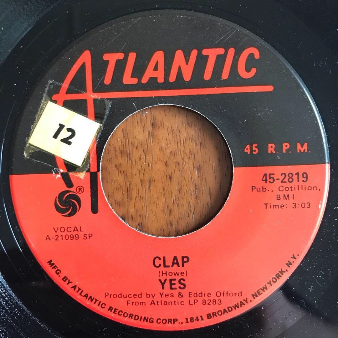 Yes Clap / Your Move 7” 45 RPM Vinyl Record VG - Etsy
